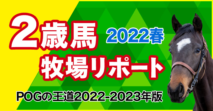 2歳馬牧場リポート2022春｜競馬情報ならJRA-VAN