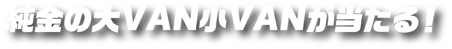 純金の大VAN小VANが当たる！春の大感謝祭 | JRA-VAN30周年特設サイト